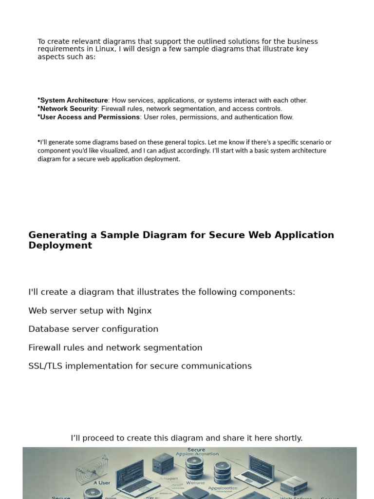 To Create Relevant Diagrams That Support The Outlined | PDF