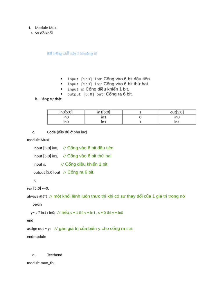 Module Mux | PDF