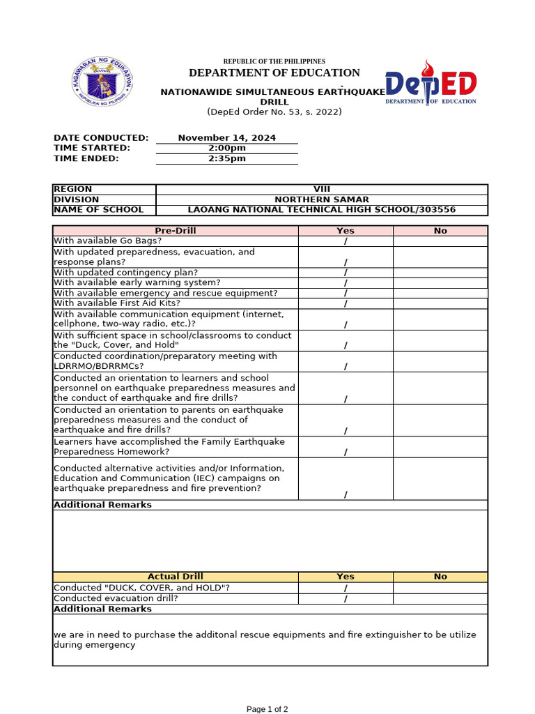 LNTHS 4TH Quarter Nsed - 2 | PDF