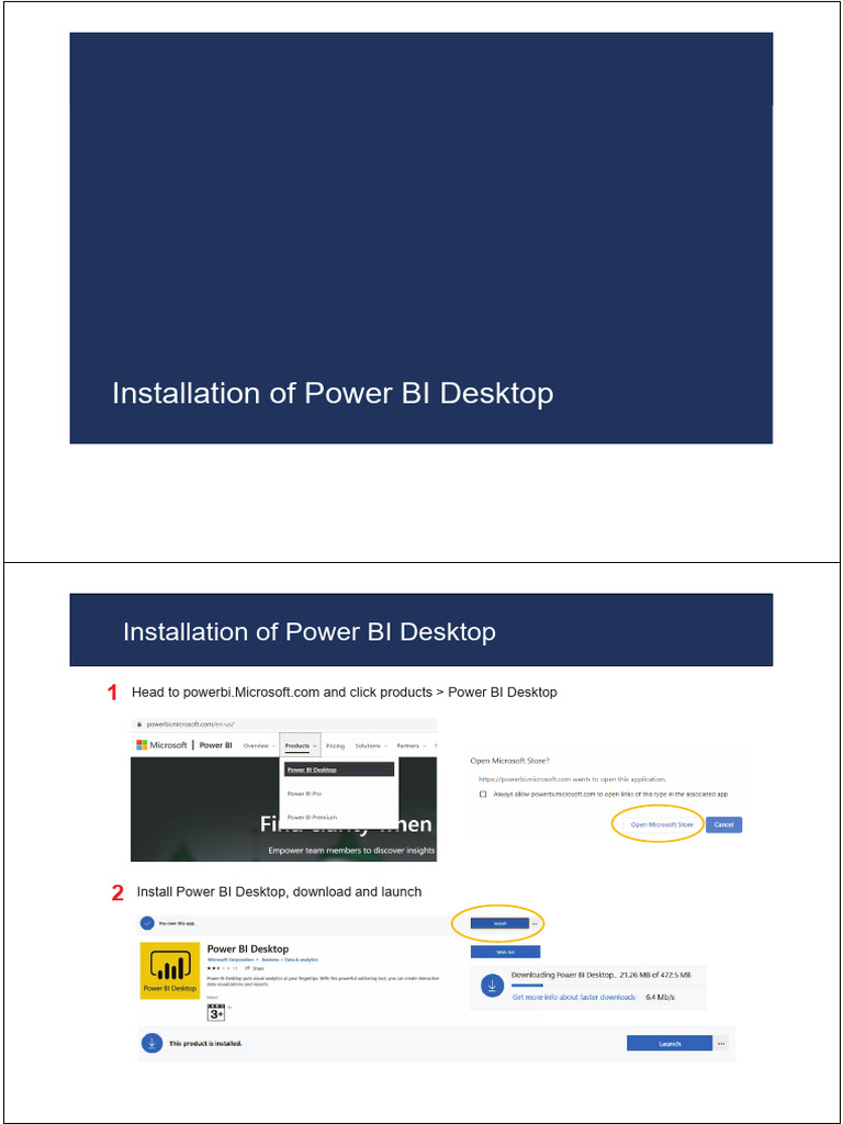 How to Install Power BI Desktop | PDF