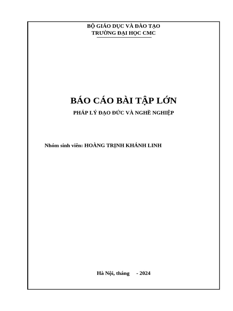 Bao Cao | PDF