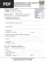 Agrahara Claim Form (E) | PDF | Hospital | Receipt