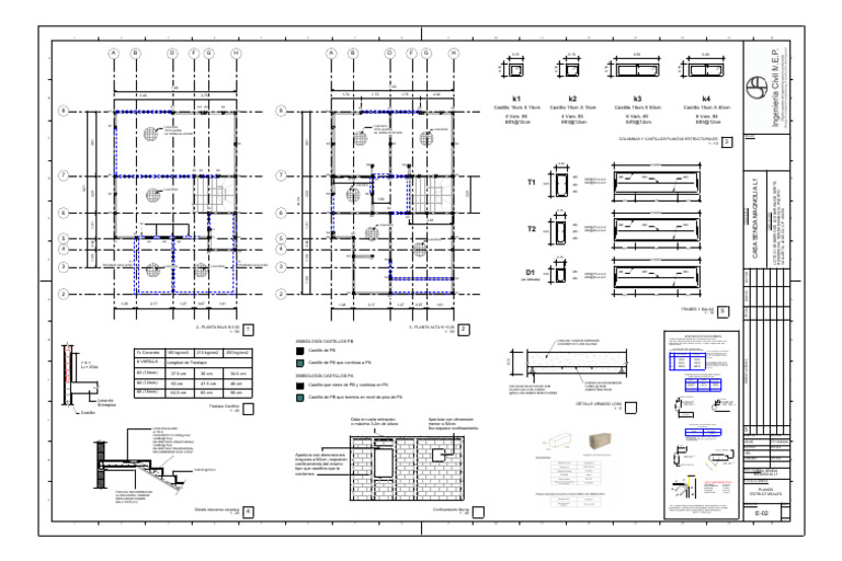 E-02 - Planos Estructurales | PDF