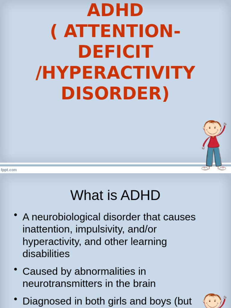 2.1.1 Adhd | PDF | Attention Deficit Hyperactivity Disorder | Stimulant