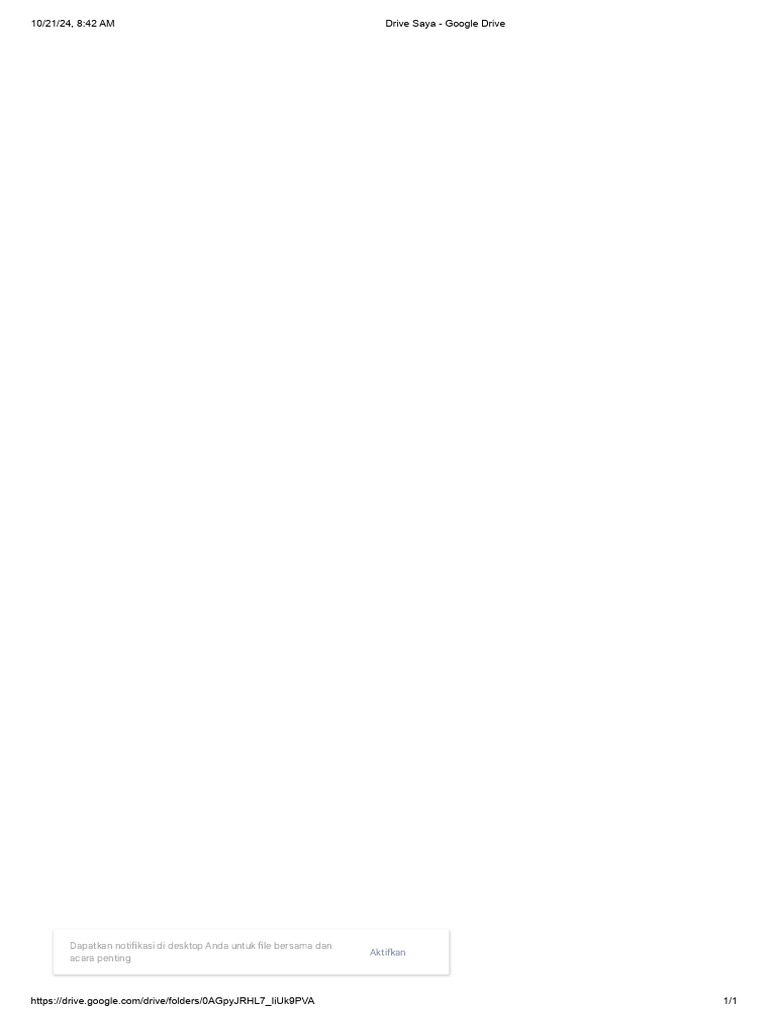 Drive Saya - Google Drive | PDF