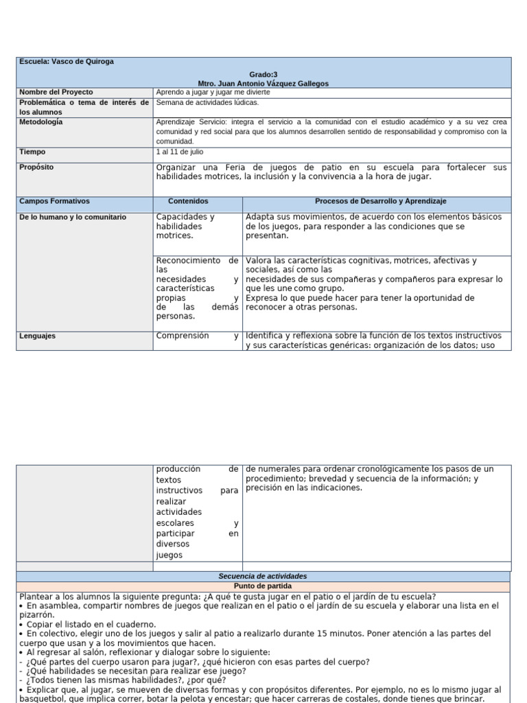 Aprendo A Jugar y Jugando Me Divierto | PDF | Aprendizaje | Ciencia cognitiva