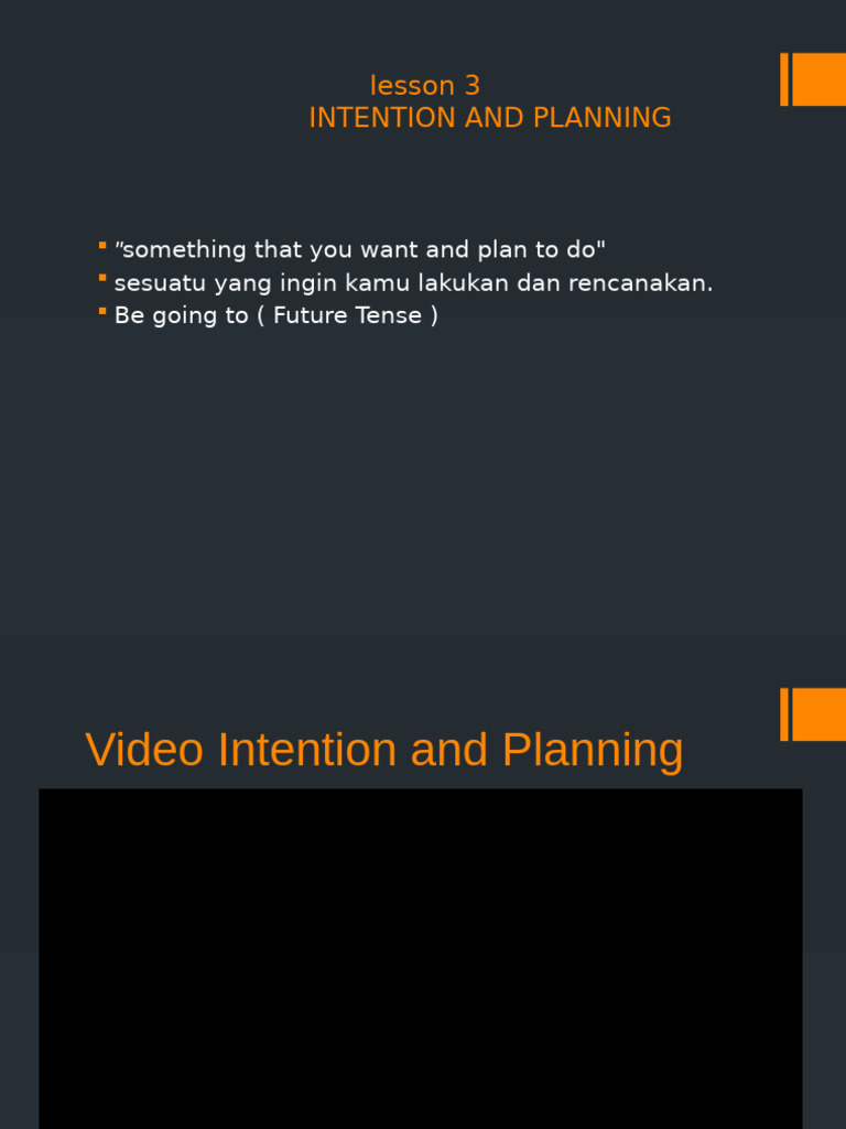 Intention PPT Uni 3 Kls 10 | PDF