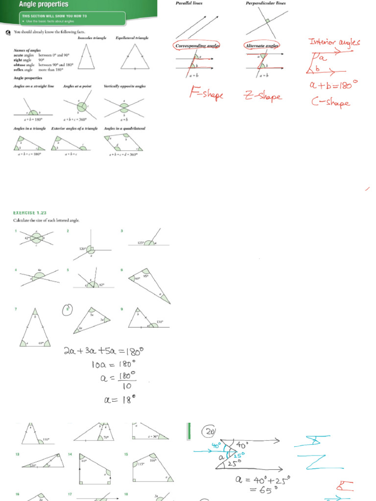 Unit 1 Angles, Symmetry, Polygons | PDF