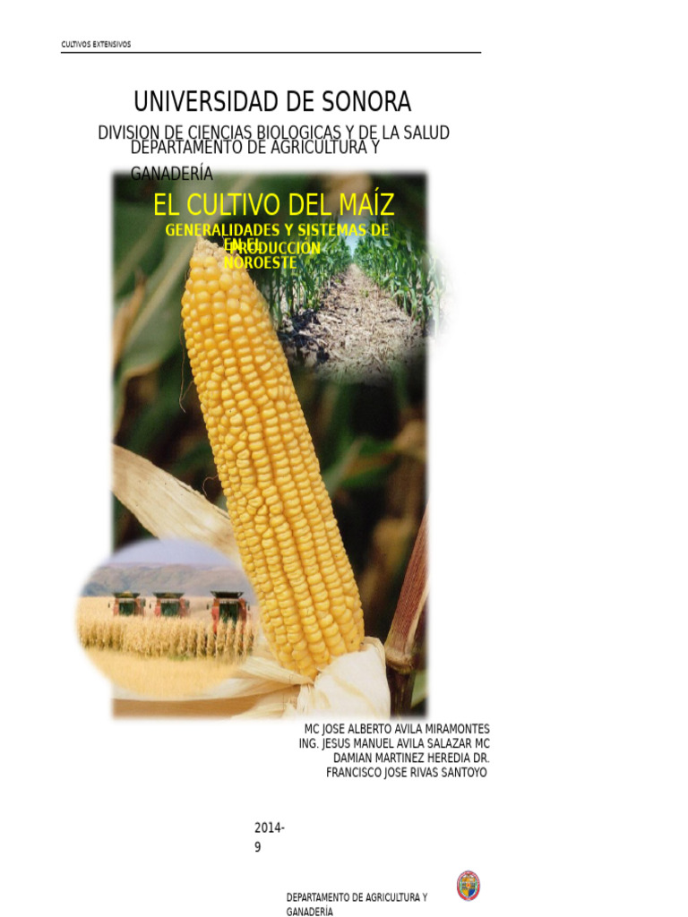 EL CULTIVO DEL MAIZ - PDF - 20241120 - 222244 - 0000 | PDF | Maíz | Agricultura