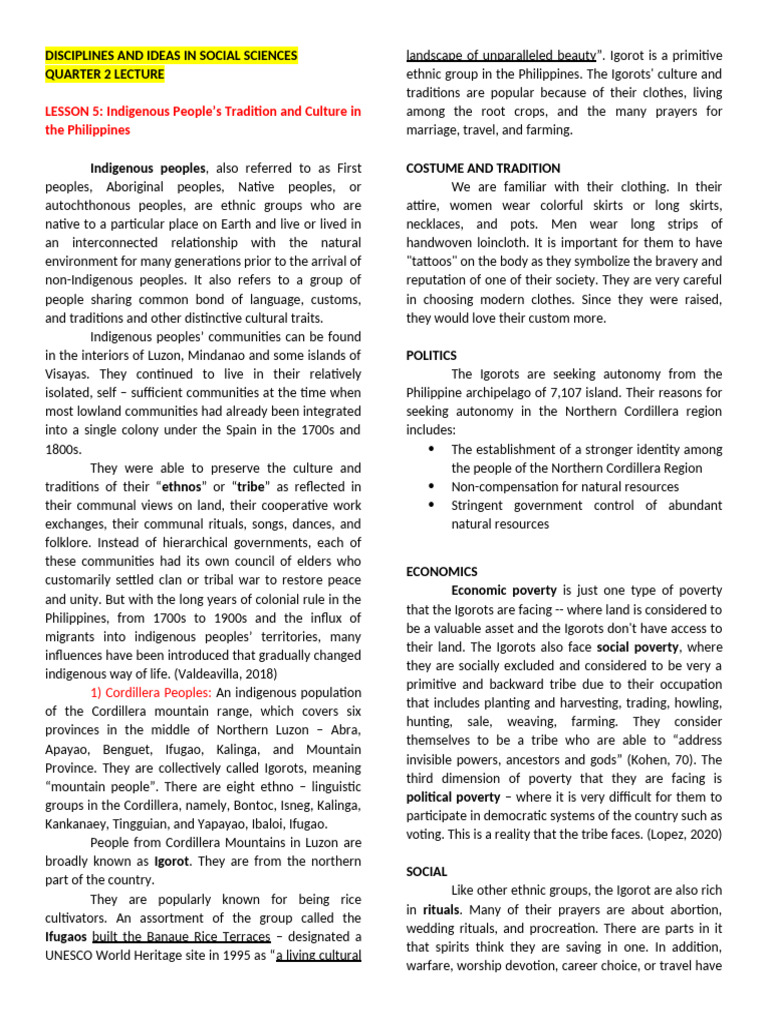 Q2-DISS-LESSON5 | PDF | Philippines