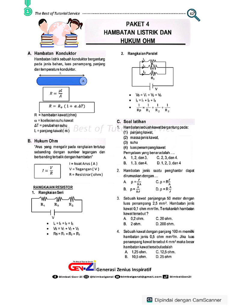Hambatan Listrik | PDF