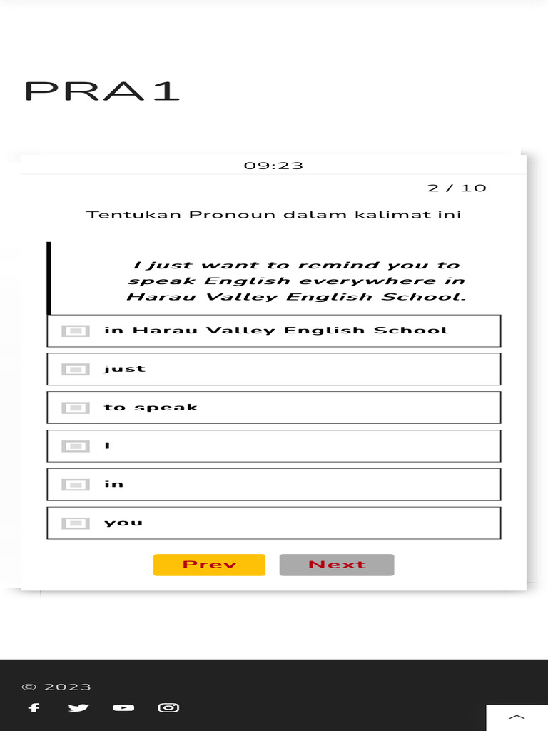 PRA1 - Quiz Portal | PDF