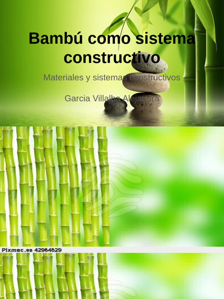 Bambú Como Sistema Constructivo | PDF