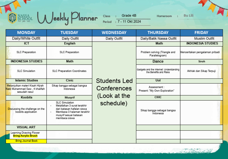 Grade 4B WEEKLY.pptx (6) | PDF | Abrahamic Religions