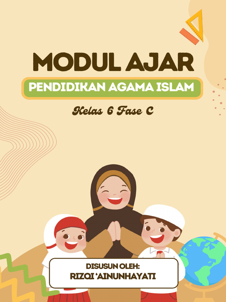 Modul Ajar Pendidikan Agama Islam Dokumen Pendidikan Krem Ilustratif | PDF