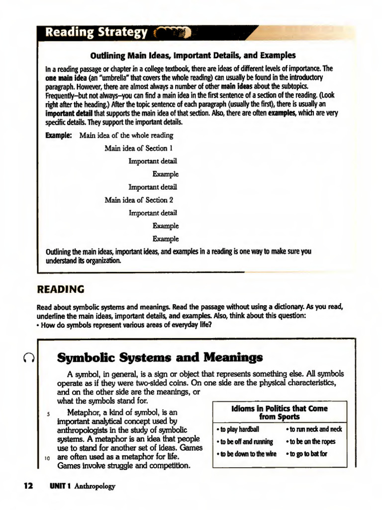 Symbolic Systems and Meanings | PDF