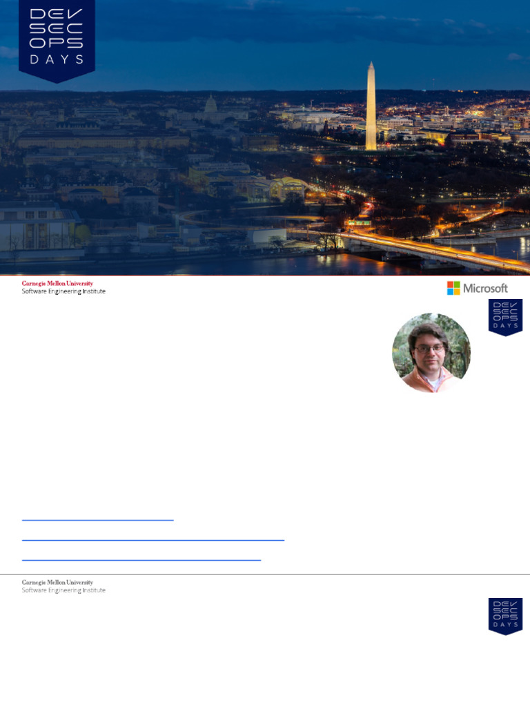 DevSecOps Days DC Title Slide | PDF | Information Technology | Systems Engineering
