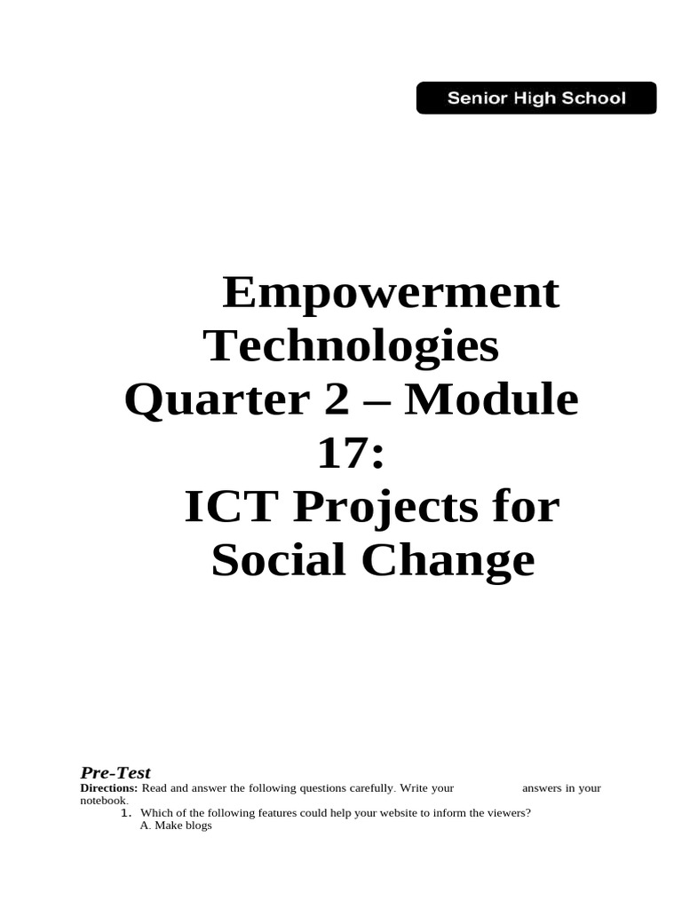 ETECH Module | PDF | Websites | Search Engine Optimization