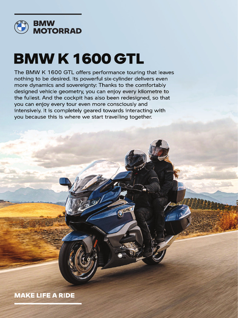 BMW K 1600 GTL Spec Sheets - Pdf.asset.1681299147740 | PDF