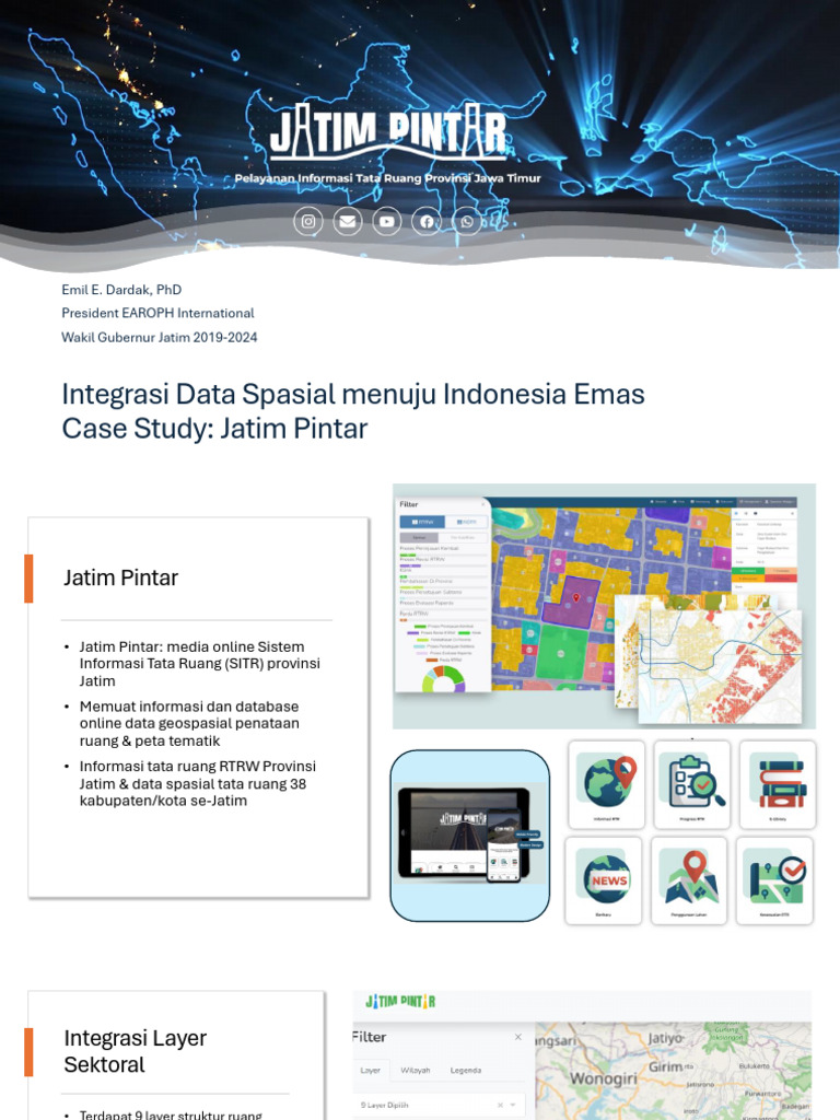 Integrasi Data Spasial Menuju Indonesia Emas | PDF