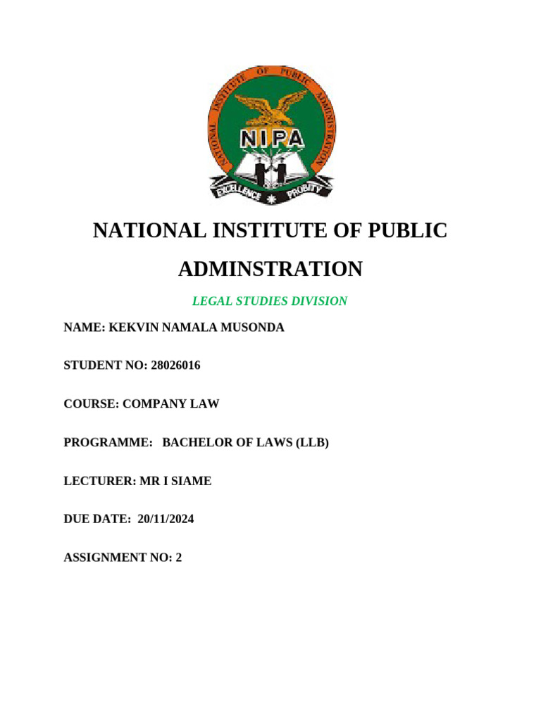 Company Law Directors Duties | PDF | Governance | Companies