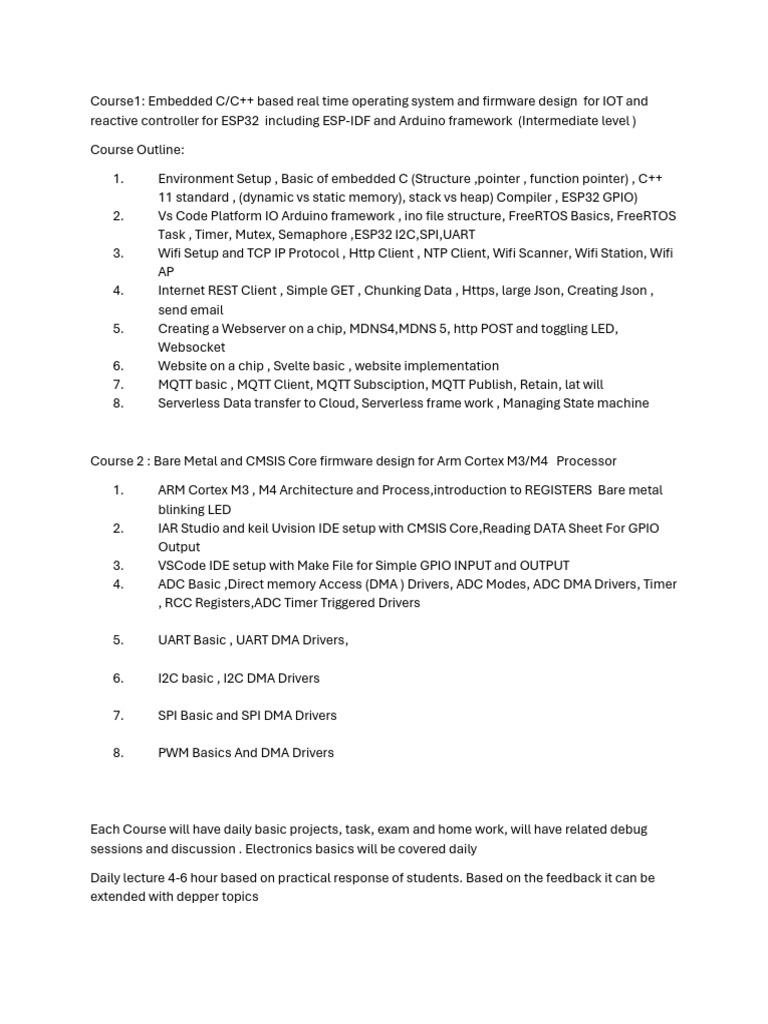 Embedded Course Proposal | PDF