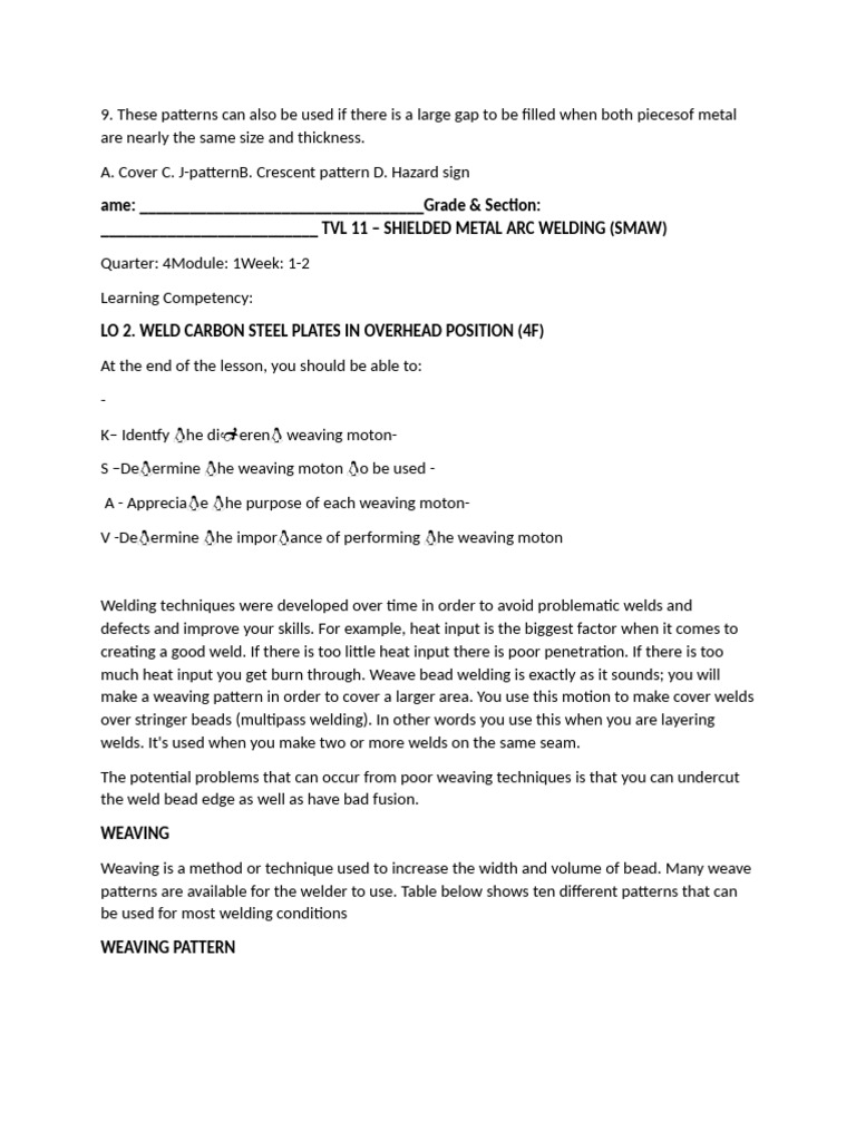 SMAW COPY | PDF | Welding | Construction