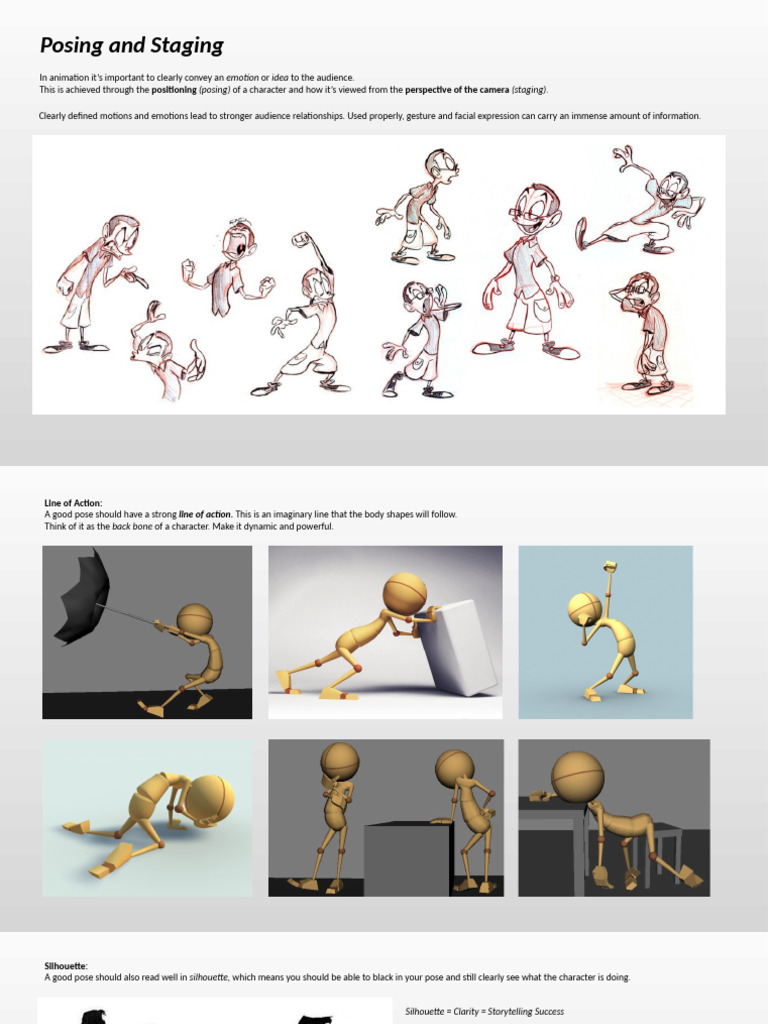 Mastering Character Posing in Animation | PDF | Career & Growth | Self ...
