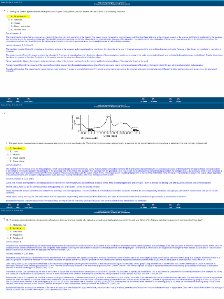 Old NBME 28 Changes | PDF | Messenger Rna | Menstrual Cycle