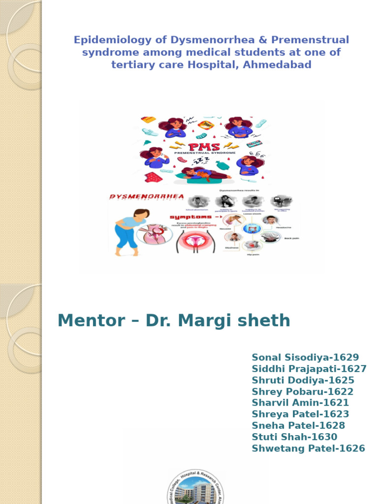 Impact of Dysmenorrhea and Pms-1 | PDF | Premenstrual Syndrome | Menstruation