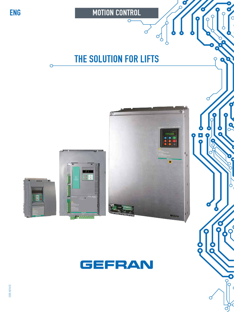 gefran-lift-drive | PDF | Power Supply | Elevator