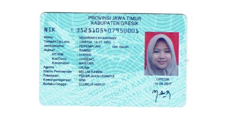 Missbakh Khashany - KTP | PDF