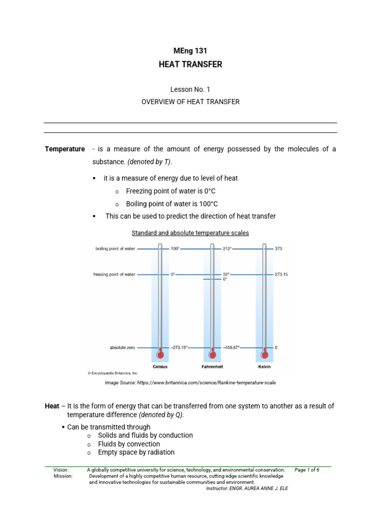 Heat Transfer Mod1 | PDF | Heat | Temperature
