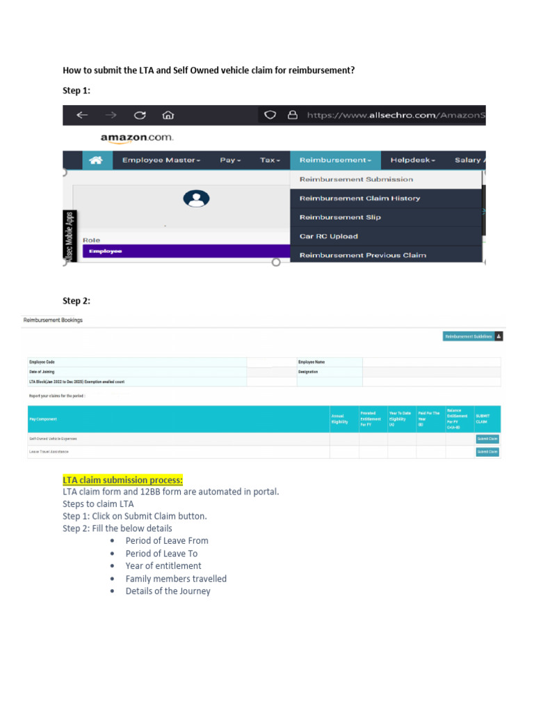 LTA Steps | PDF | Business | Finance & Money Management