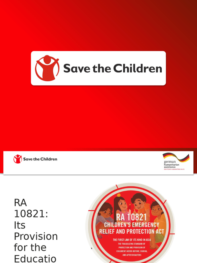 RA 10821: Education in Emergencies | PDF | Emergency Management | Emergency
