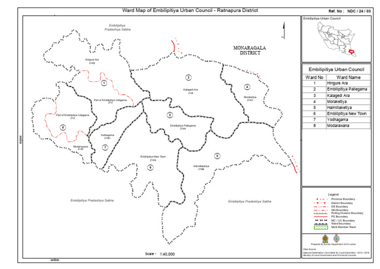 03 Ratnapura EmbilipitiyaUC | PDF | Elections | Sri Lanka
