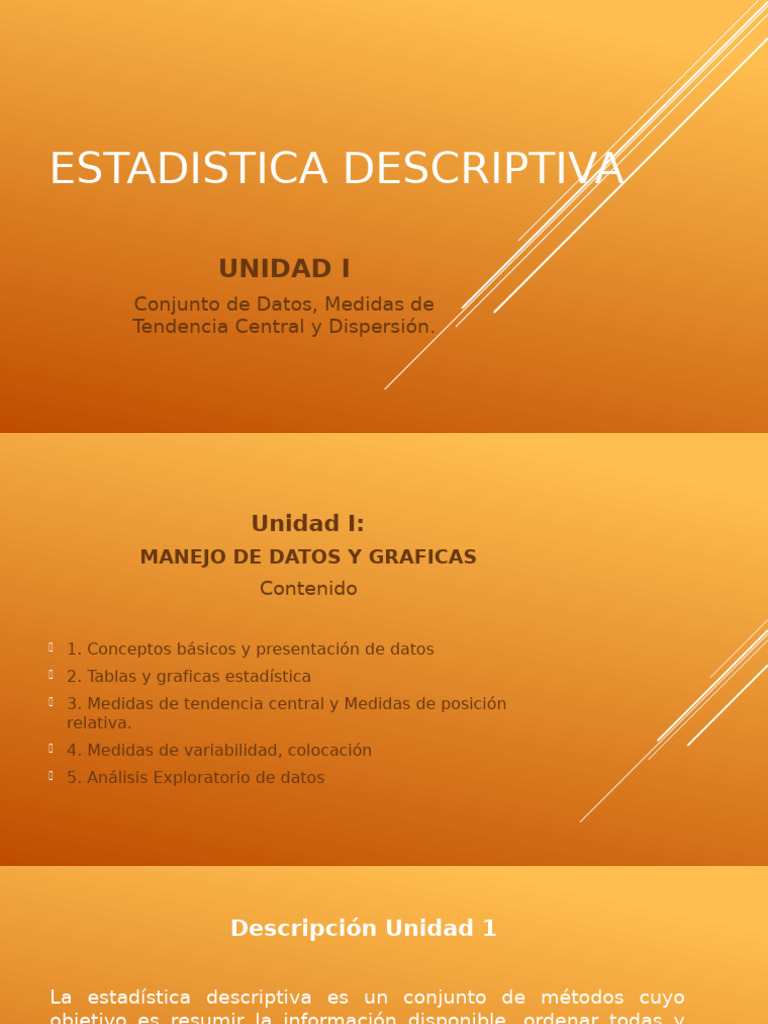Estadistica Descriptiva Clase 1 | PDF | Estadísticas | Estadísticas descriptivas