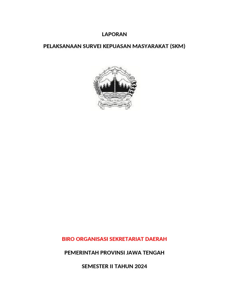 Format Laporan SKM UPP | PDF