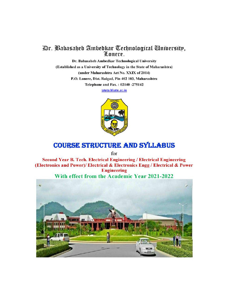 Revised S.Y.B.Tech Electrical-Engineering-Syllabus | PDF