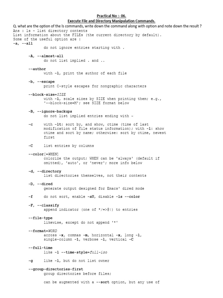 OS Practical 6 Onwards Writing Material | PDF | System Software ...