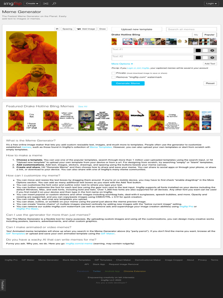 Meme Generator - Imgflip | PDF | Computing | Software