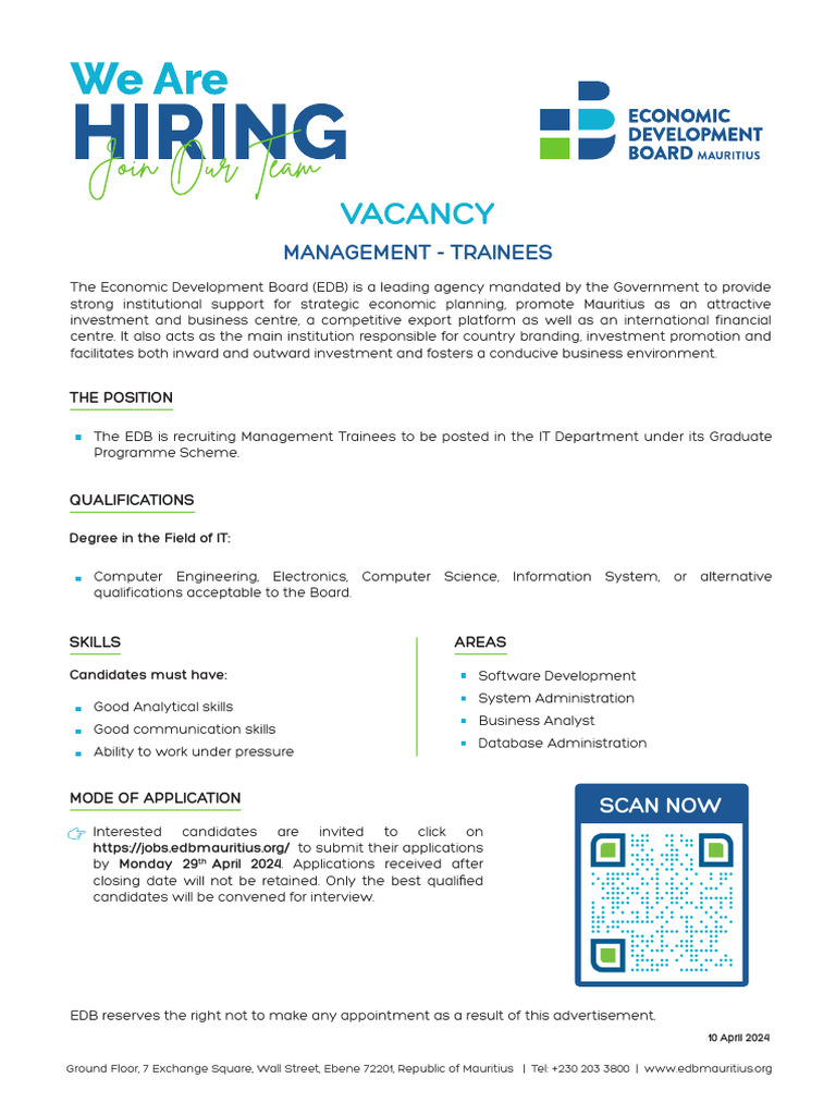 IT Management Trainee Vacancy | PDF | Computers