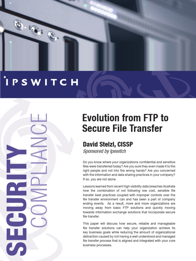 Evolution From FTP To Secure File Transfer | PDF | File Transfer Protocol | Secure Shell