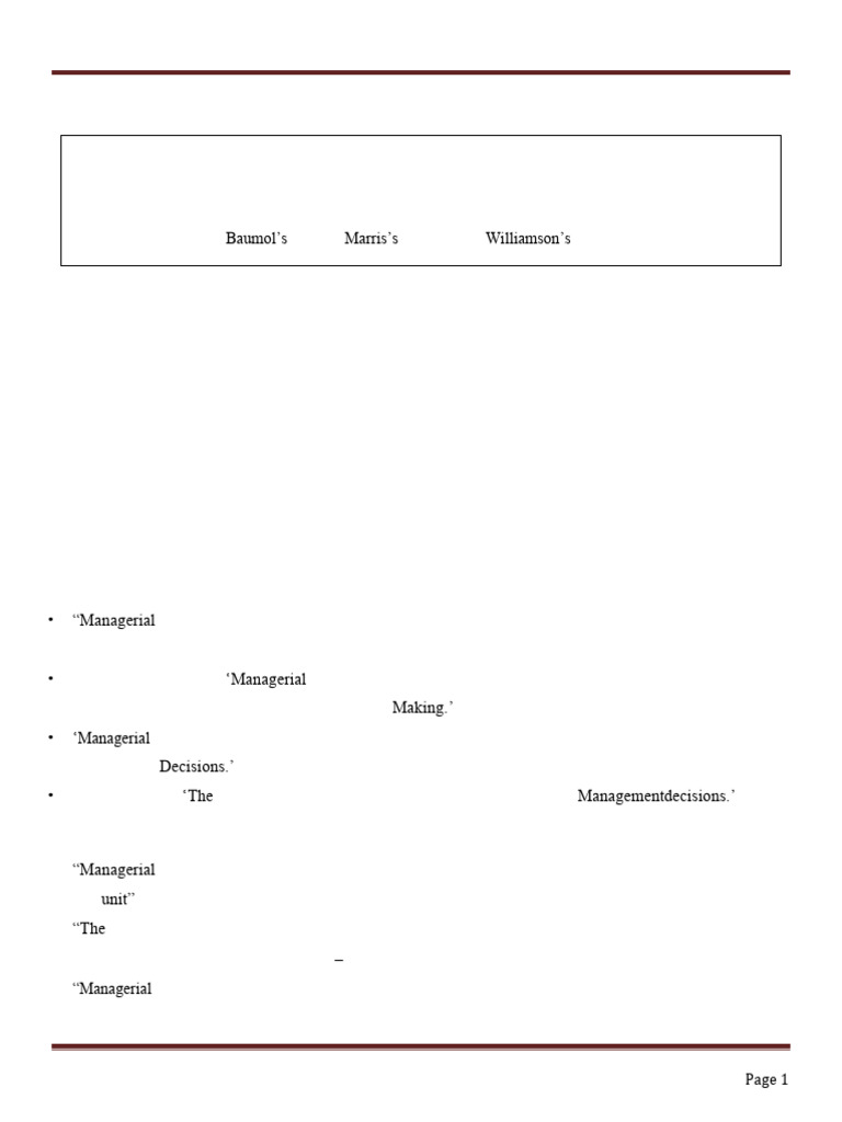 Managerial Econ. Module | PDF | Economics | Microeconomics