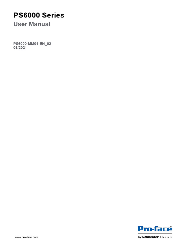 Manual - PS6000 MM01 EN 33 | PDF | Touchscreen | Solid State Drive