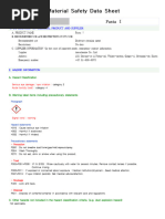 Distilled Water Safety Data Sheet | PDF | Dangerous Goods | Toxicity