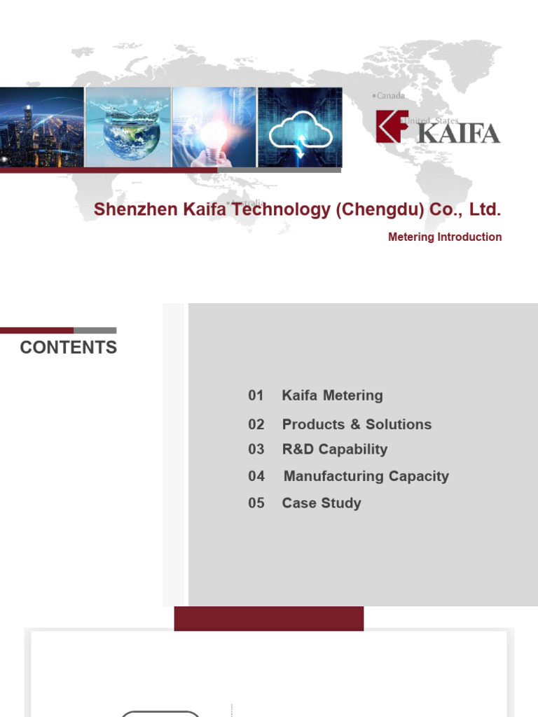 Kaifa Metering Overview and Solutions | PDF | Automation | Programmable ...