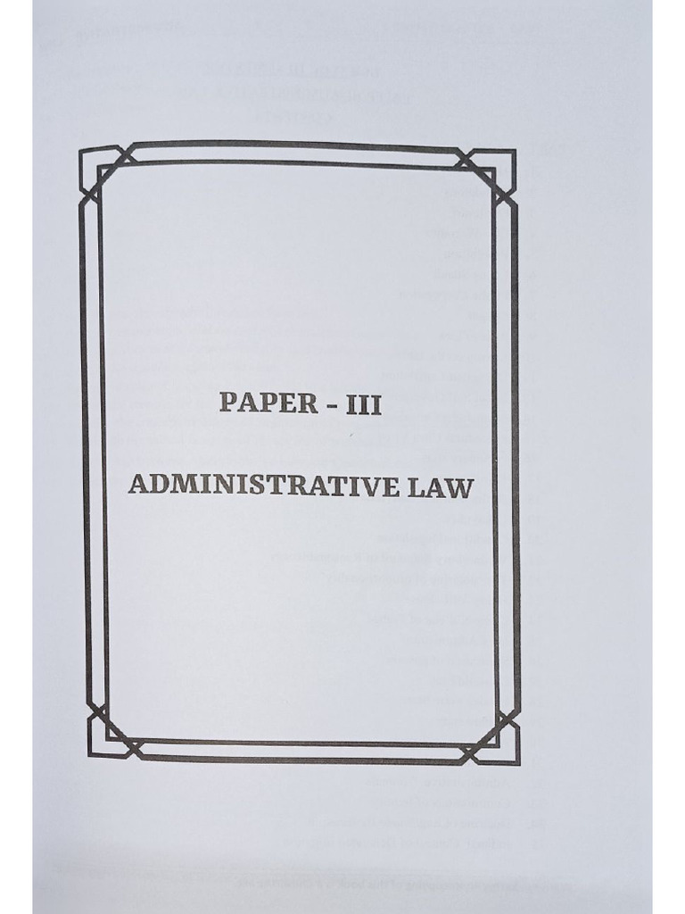 Administrative Law | PDF