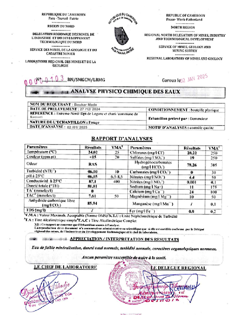 Analyse B Boukar Made Bon | PDF
