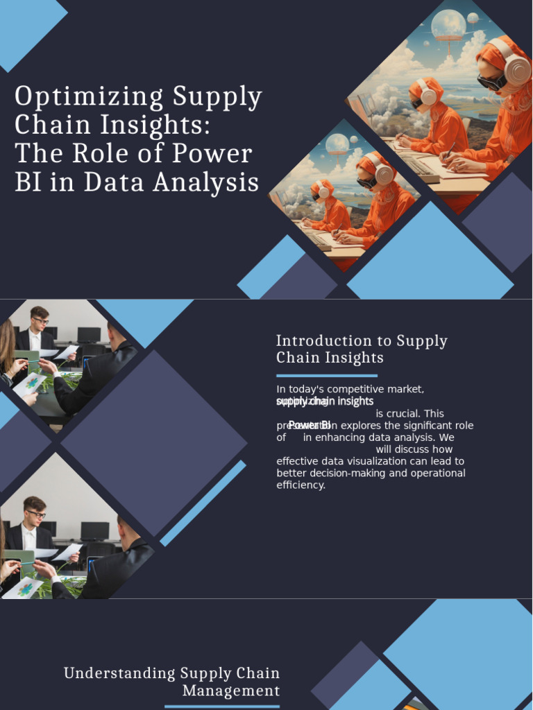 Slidesgo Optimizing Supply Chain Insights The Role of Power Bi in Data Analysis 2024110 | PDF ...